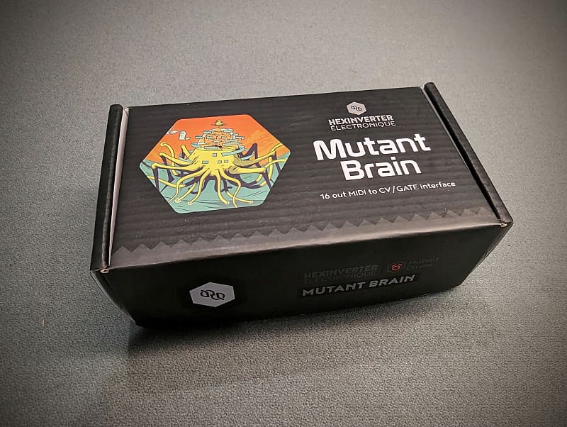 Hexinverter Mutant Brain MIDI to CV Converter - Black | Reverb