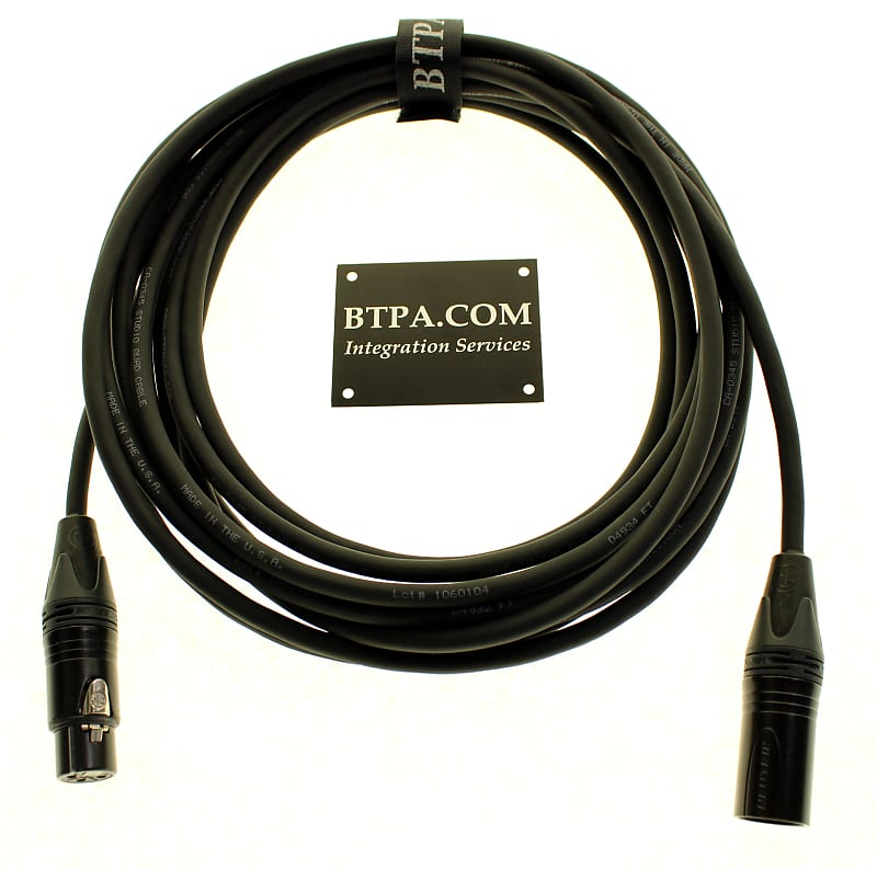 Best-Tronics Pro Audio 25FT Quad XLR MIC Cable | Reverb