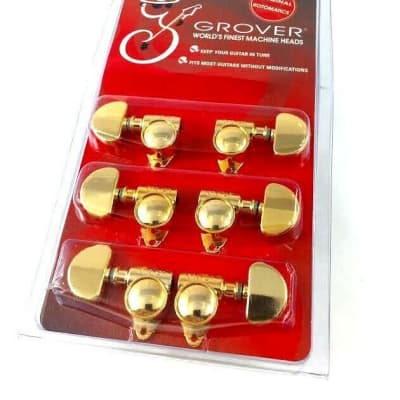 Grover Gold Keystone Button Rotomatic Tuners For | Reverb