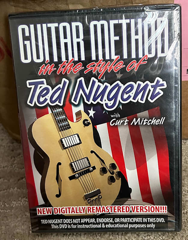 Guitar Method in the Style of Ted Nugent Curt Mitchell | Reverb