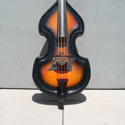 Ray Ramirez Baby Bass Early 2000s Mahogany Sunburst | Reverb