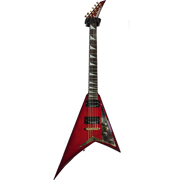 Jackson RR5 Rhoads Trans Red 6-String Electric Guitar - Made | Reverb