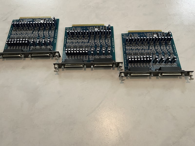 3 Mackie AIO-8 analog interface cards | Reverb