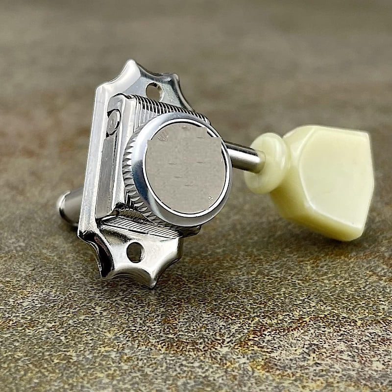 3x3 Locking Tuning Keys with Lock Knob - Nickel | Reverb