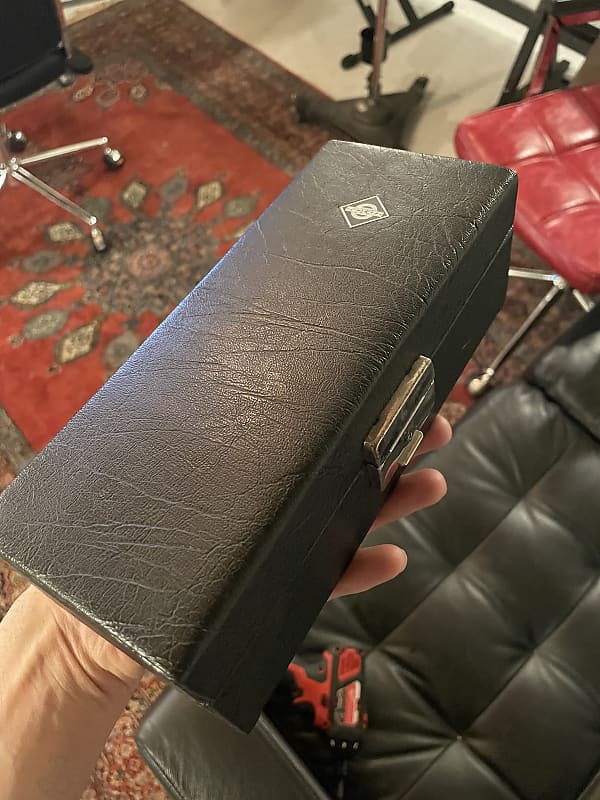 Vintage Neumann U67 U87 leather case | Reverb