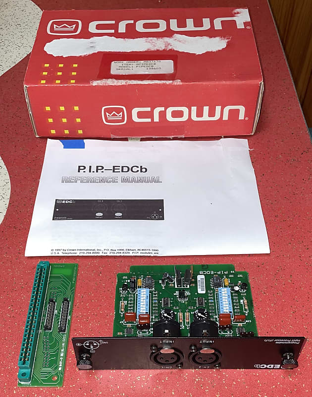 CROWN PIP EDCb - Programmable Input Processor Card - | Reverb