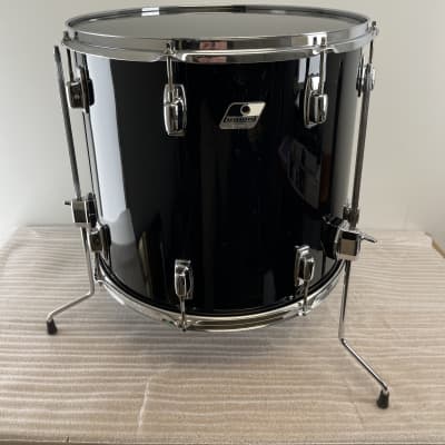Ludwig Rocker 18x16 floor tom 1980’s - Black | Reverb