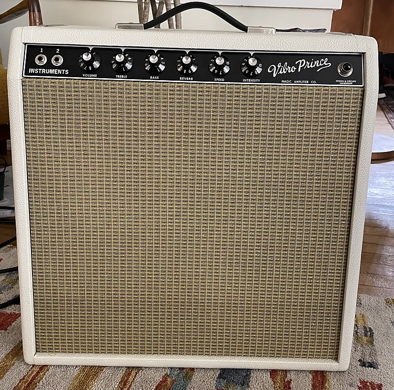 Magic Amplification Vibro Prince 2021 White Tolex | Reverb