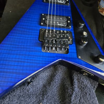 1996 Jackson RR Randy Rhoads Flying V flame top electric | Reverb