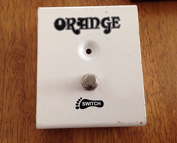 Orange Footswitch White | Reverb