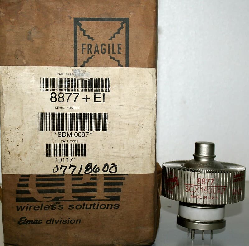 NOS 3CX1500A7/8877 EIMAC Ham Radio / Broadcast Tube Made in | Reverb