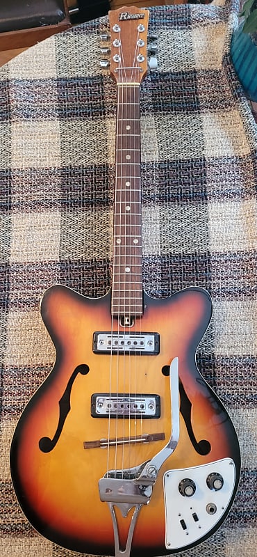 Regent Semi-Hollow 1960's Sunburst - Thinline - Body | Reverb Canada