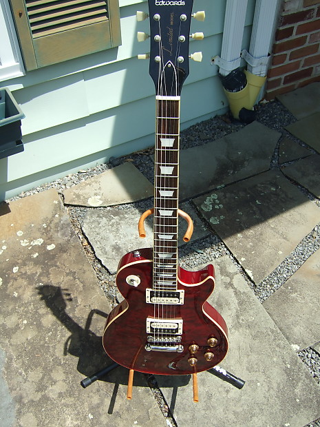 Edwards E-LP-125SD/QM 2013 Black Cherry Quilt JAPAN | Reverb
