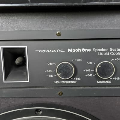 Realistic Mach One 40-4029 Liquid Cooled Floor Speakers | Reverb