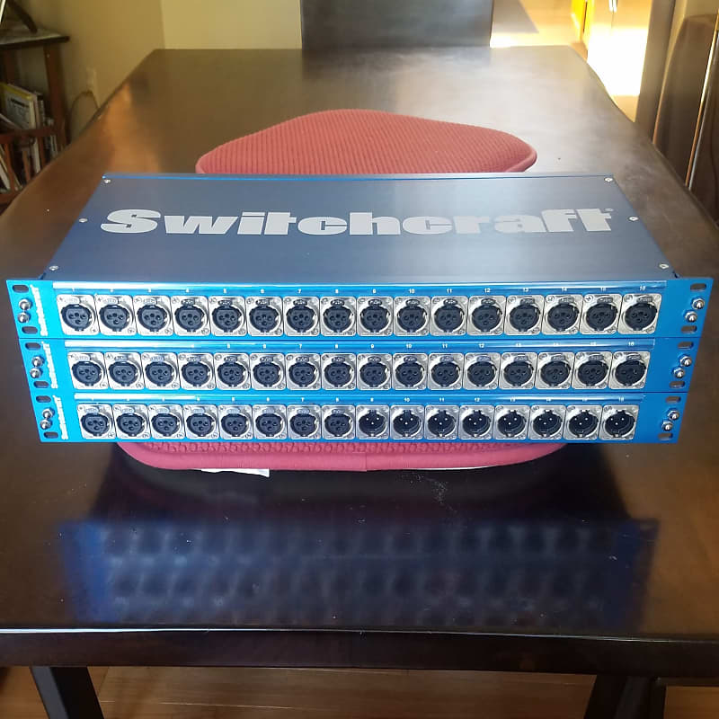 Switchcraft PT16FX2DB25 Patch Through Panel Female XLR To | Reverb