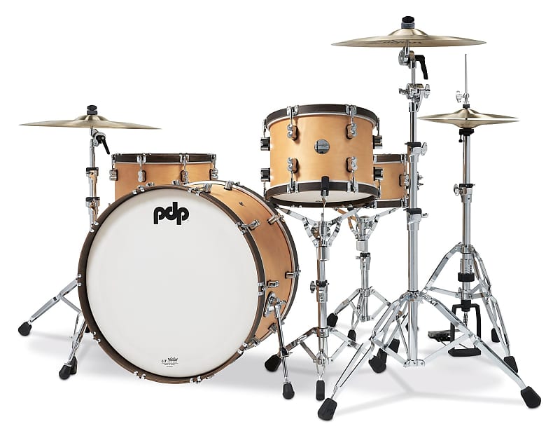 PDP Concept Classic Kit 24 Kick Natural/Walnut Hoop | Reverb