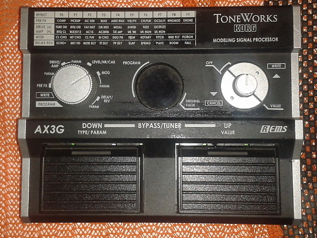 Korg/Toneworks AX3G Multi-Effects | Reverb