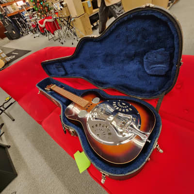 Dobro Square neck 1983 - sunburst with case USA made | Reverb