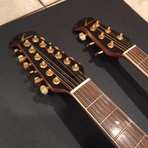 Ovation CSE 225 Double Neck Acoustic Electric Guitar | Reverb
