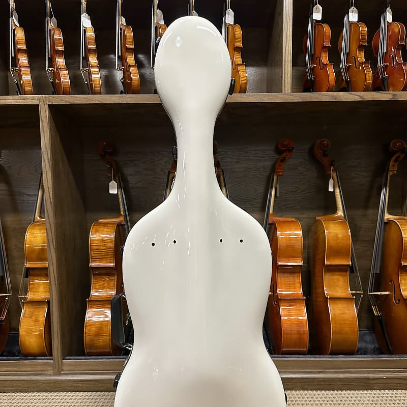 Accord 'Ultralight Series' 4/4 High Gloss White Cello Case w/ | Reverb
