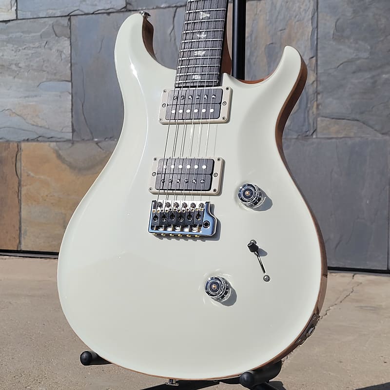 PRS Custom 24 Antique White Top Natural Back | Reverb