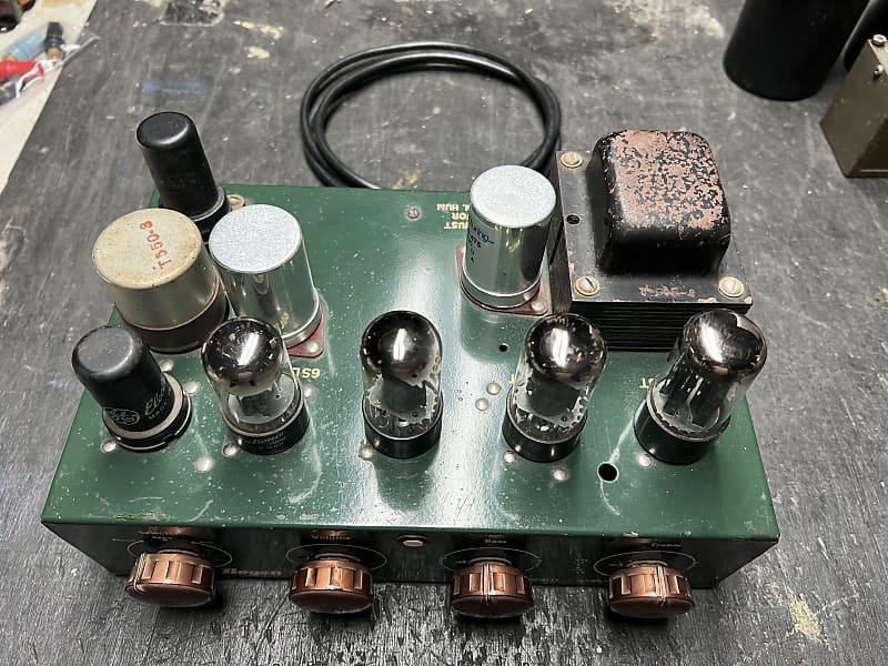 Bogen DB10-1 mono 6V6 integrated tube amplifier restored | Reverb
