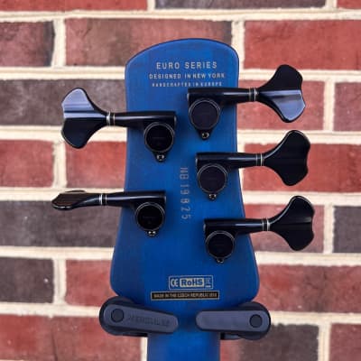 Spector Euro 5 LX, Black & Blue Matte, EMG Pickups, Spector | Reverb