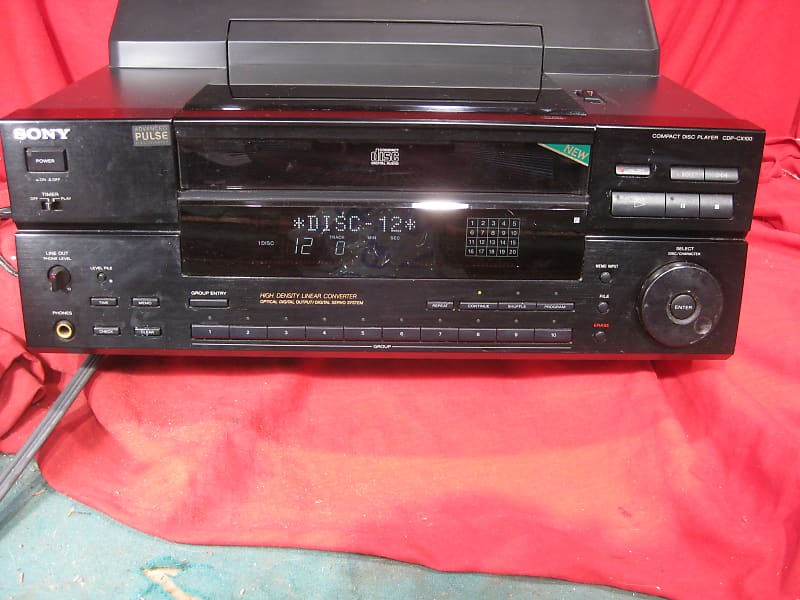 Sony CDP-CX100 100 disc CD storage library player | Reverb