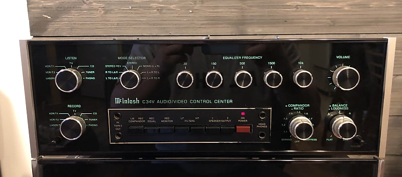 McIntosh C34V Pre-Amp / Integrated Amp | Reverb