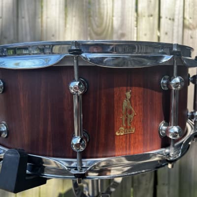 Brady 5.5x14 Jarrah Block Snare Drum - "Gloss Lacquer" | Reverb