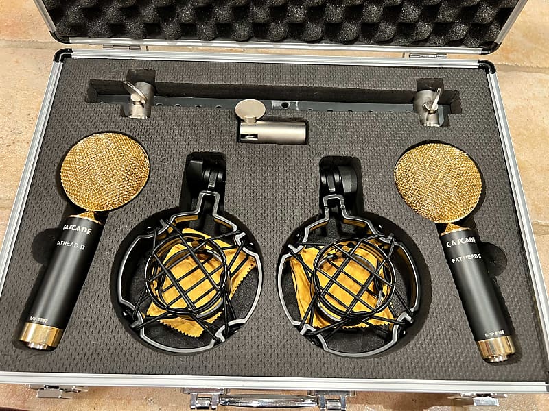 Cascade Fat Head II-SP Pair Ribbon Microphones | Reverb