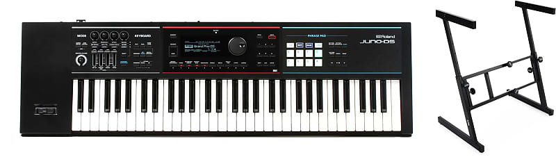 Roland JUNO-DS61 61-key Synthesizer Bundle with On-Stage | Reverb
