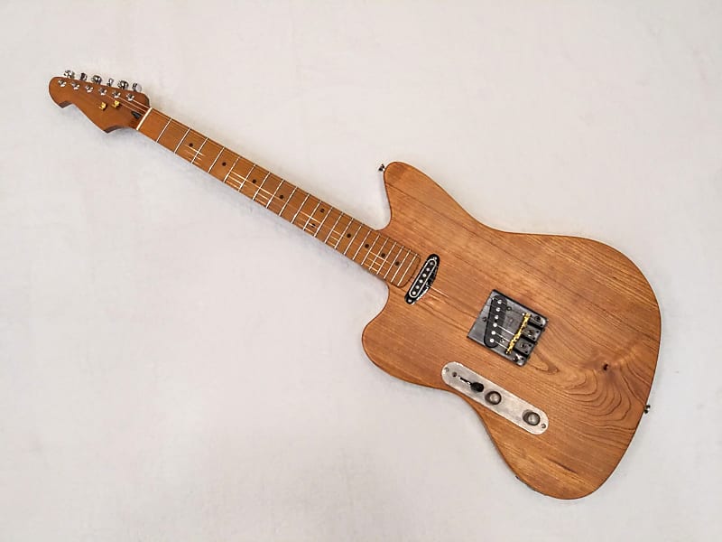 1 of 1 Custom Built Jazzcaster Cherry Left Handed | Reverb