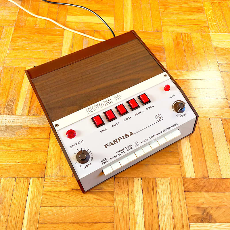 Farfisa Rhythm 10 (Italy, 1970) rare and vintage fully analog | Reverb