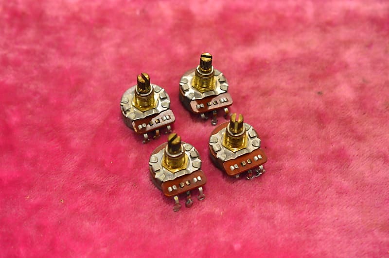 Vintage 1968 CTS 500k Pot Set - Gibson Les Paul Standard | Reverb