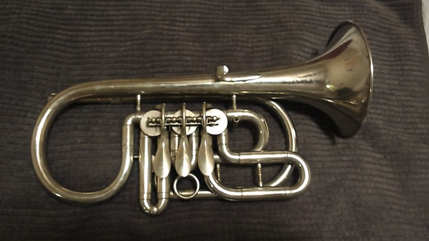 Hall and Quinby Rotary Cornet Trumpet ca 1870s | Reverb