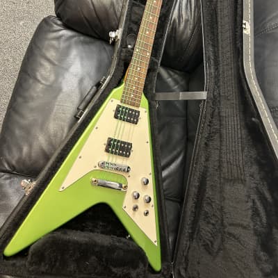 Metallic Green Custom Flying V | Reverb