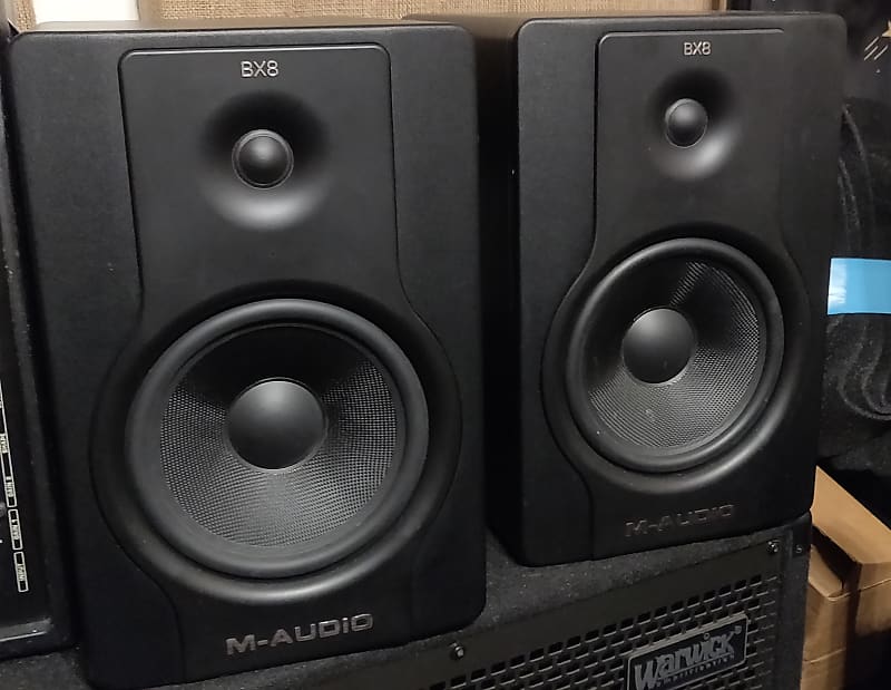M-Audio BX8 D2 Studio Monitors - Black | Reverb