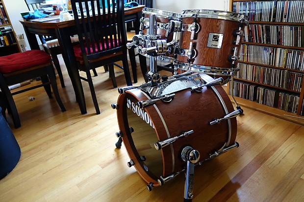 Sonor Designer bebop kit 10/12/14/18 – 1990s – bubinga finish | Reverb