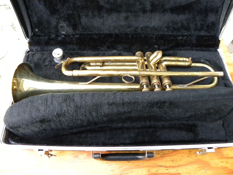 Trumpet, American Diplomat, Union NJ 1960's, Brass w Case, | Reverb