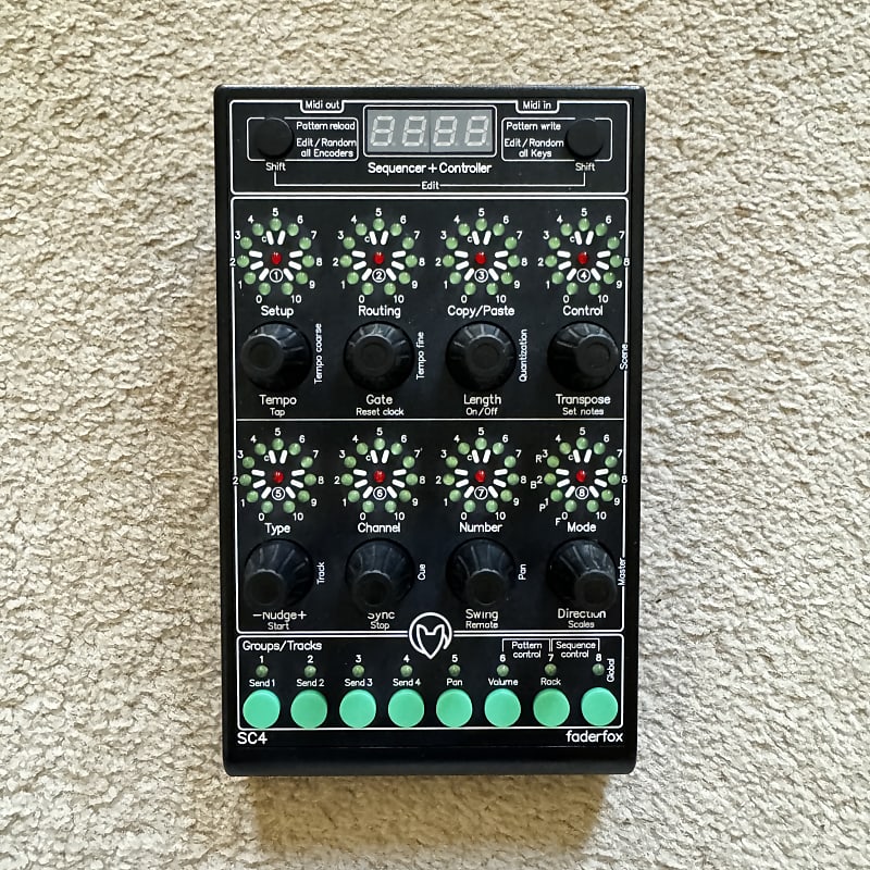 Faderfox SC4 Micromodul USB & MIDI Sequencer & Controller | Reverb