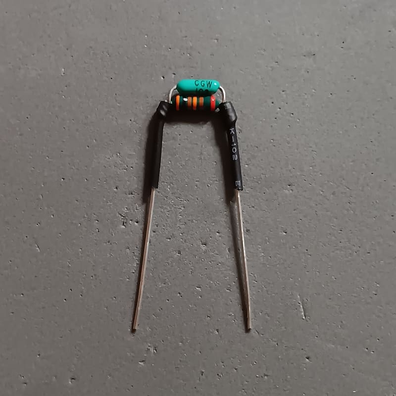 TrebleBleed "TVX" 1nF (1000pF) Corning Glass capacitor, 301K | Reverb