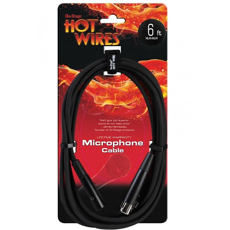 Hot Wires 6' XLR-XLR Microphone Cable | Reverb