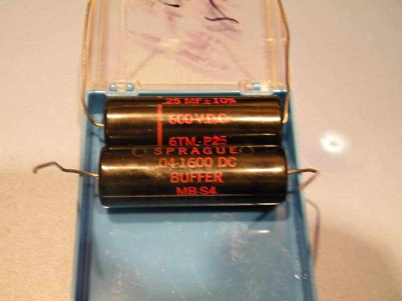 EarCandy's Spragues NOS Sprague .25 MF 600 VDC 6TM-P25 160P | Reverb