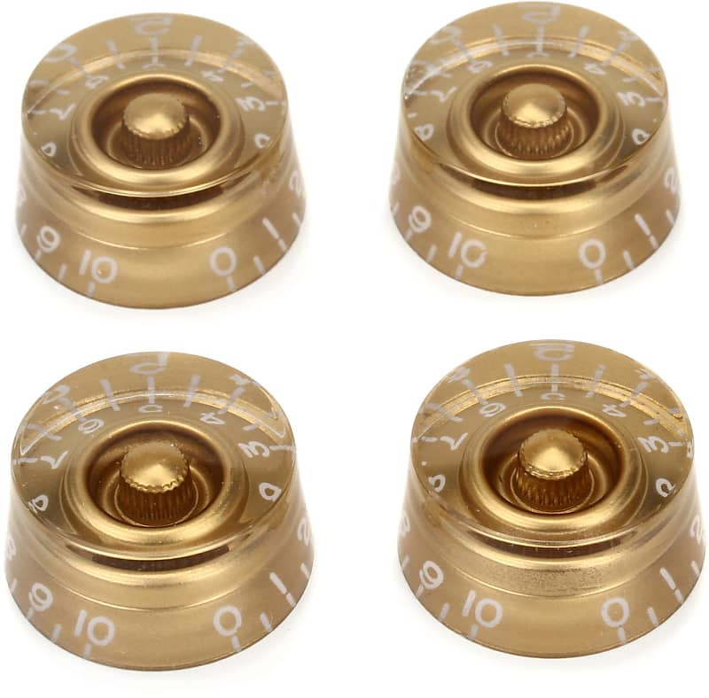 Gibson Accessories Speed Knobs 4-pack - Gold (3-pack) Bundle | Reverb
