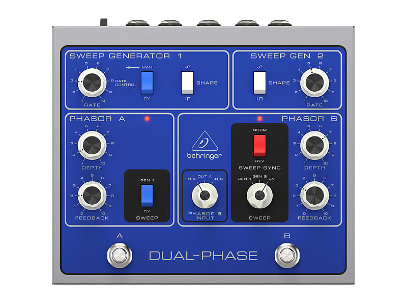 Behringer DUAL-PHASE Dual Analog Phase Shifter | Reverb Australia
