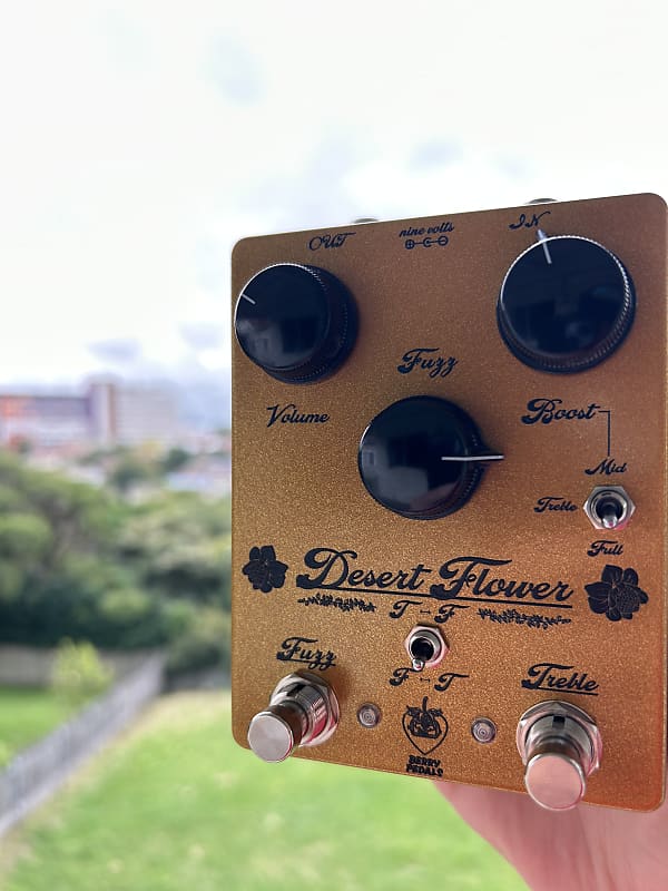Berry Pedals Desert Flower (Germanium Fuzz Face/ Rangemaster | Reverb