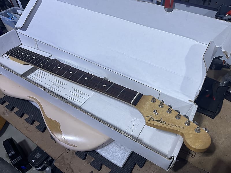 Allparts Fender licensed Baritone Conversion Neck SR-BAR | Reverb