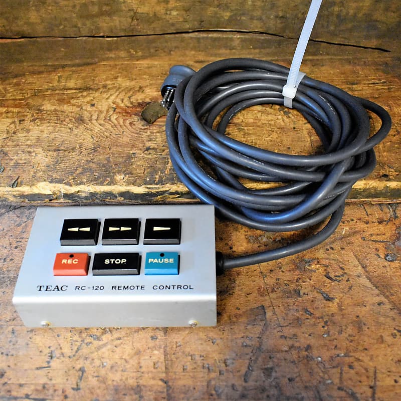 TEAC /Tascam RC-120 Remote Control for Reel to Reel Silver | Reverb