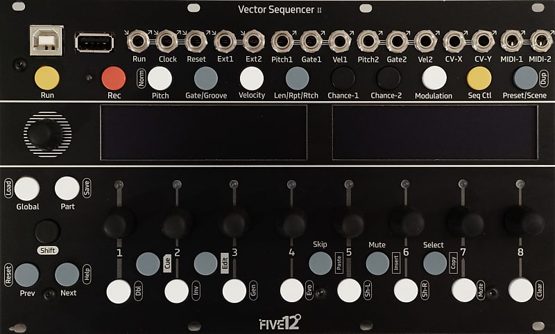 FIVE12 VECTOR SEQUENCER MK2-Silver : BRAND NEW : [DETROIT | Reverb